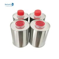 China 1 Gallon Engine Oil Metal Tin with Plastic Screw Lid - 1 Liter Capacity, 0.21-0.28mm Tinplate Thickness for sale