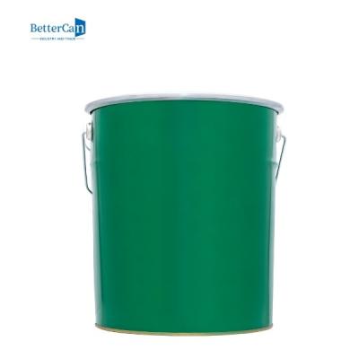 China 5 Gallon Round Metal Tinplate Paint Can 176mm Diameter 230mm Height for Industrial Coatings Packaging for sale