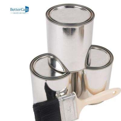 China 1 Gallon Metal Paint Tin Container with Lever Lid - 4 Liter Capacity, 167mm Diameter for Professional Painting Applications for sale