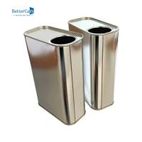 China 1L Square Metal Tin Can for Paint, Motor Oil & Lubricants - 115×60×174mm Dimensions, 72 Pcs/Carton for sale