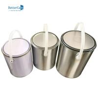 China Round Empty 1 Gallon & 1 Quart Paint Cans - Unlined Tin Pails for Professional and DIY Use for sale