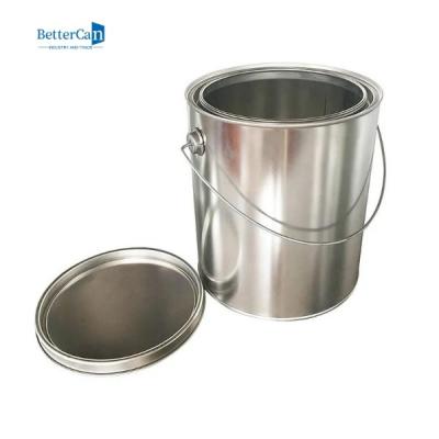 China 1 Gallon Metal Paint Can with Lid and Handle - 4 Liter Capacity, 6.58