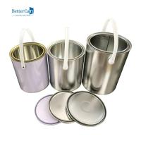 China 1-Gallon Lever Lid Tin Paint Cans - 4L Capacity Metal Containers for Paint Storage & Packaging for sale