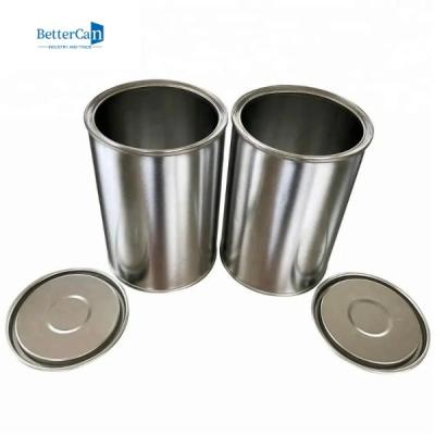 China 500ml Round Metal Paint Tin Can with Lever Lid - Corrosion Resistant Empty Container for Paint and Chemicals for sale