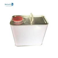 China 2 Liter Paint Tin Cans with 0.23-0.35mm Thickness for Chemical and Paint Packaging for sale