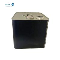 China 10L Square Paint Tin Can 240x240x180mm for Automotive Paint Chemical Packaging OEM ODM for sale