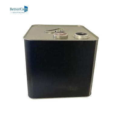 China 10L Square Paint Tin Can 240x240x180mm for Automotive Paint Chemical Packaging OEM ODM for sale