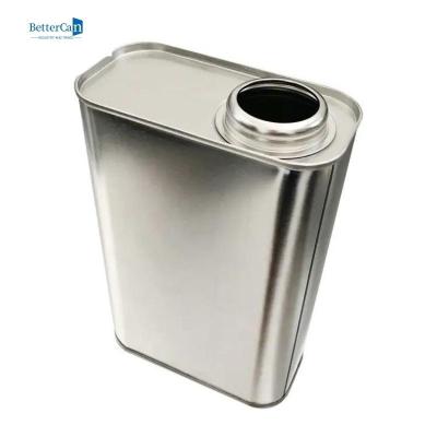 China Square Metal Paint Tins 500ml-5L Capacity with 0.23-0.35mm Gauge for Solvent and Engine Oil Packaging for sale