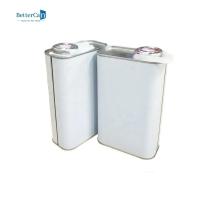 China 1 Quart and 1 Gallon Metal Tin Canisters with Plastic Lids - 0.23mm-0.35mm Thickness for Paint Storage for sale