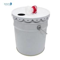 China 20L Conical Paint Tin Can with Metal Lid - 365mm Height Industrial Paint Pail for Controlled Pouring and Storage for sale