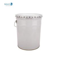 China Custom Round Printing Open Oil Drum Paint Buckets 16L 18L 20L 25L Tinplate Containers for sale