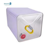 China 20L Square Tin Metal Paint Bucket with Metal Lid - 5 Gallon Capacity, 0.28-0.38mm Thickness for Industrial Use for sale
