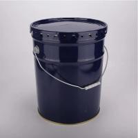China 20L 5 Gallon Conical Paint Tin Can with 0.32-0.43mm Thickness and Lug Lid Closure for sale