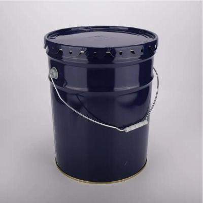 China 20L 5 Gallon Conical Paint Tin Can with 0.32-0.43mm Thickness and Lug Lid Closure for sale