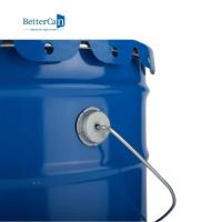China Blue Painted Tin Buckets with Lock Ring - 5L to 25L Capacity Metal Pails for Paint Storage for sale