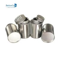 China 118ml Cylindrical Tin Can with Brush for PVC/CPVC Glue Cement Packaging - 54mm Diameter × 71mm Height for sale