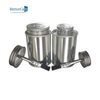 China 118ml Cylindrical Tin Can with Brush for PVC CPVC Glue Cement Packaging - 33mm/45mm Screw Top Options for sale