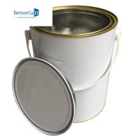China 3.7L Custom Printed Paint Tin Cans with Lever Lids - 1 Gallon Capacity ISO9001 Certified Packaging for sale