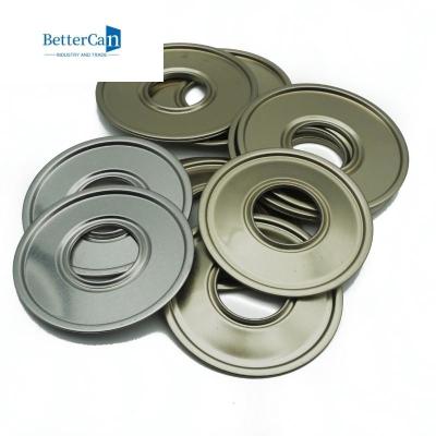 China 0.23mm Tinplate 500ML Round Metal Can Lids and Bottom with 42mm Plastic Lid for Industrial Packaging for sale