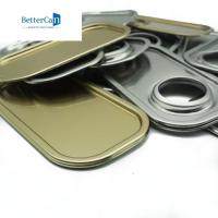 China Rectangular Tin Can Caps 0.23mm 0.28mm 0.30mm Thickness for 1-Quart Square Food Oil Chemical Containers for sale