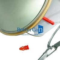 China Custom Metal Tin Can Locking Rings 0.15-0.45mm Thickness with ±0.05mm Precision for Conical Pails for sale