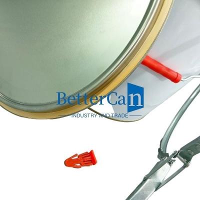 China Custom Metal Tin Can Locking Rings 0.15-0.45mm Thickness with ±0.05mm Precision for Conical Pails for sale