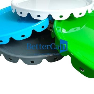 China ISO9001 Metal Tin Lid with Lock Ring for Chemical Paint Buckets - 40+ Production Lines & Custom Sizes for sale