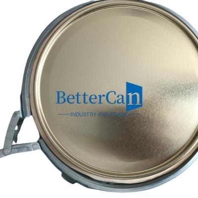 China 5-Gallon Pail Tin Accessories Metal Lock Ring Lid for 20-Liter Tin Can Components with ±0.15mm Tolerance for sale