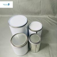 China OEM Round Tin Paint Cans 250ml 500ml with 76mm 84mm Diameter for Industrial Coatings for sale