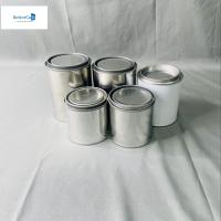 China 750ml White Empty Paint Tin Storage Can - Round, Thinner & Square Shapes for Chemical Paint Packaging for sale