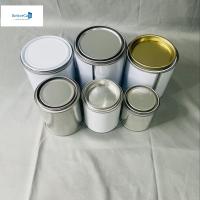 China 500ml Round Tinplate Paint Cans 0.23mm Thickness for Chemical and Solvent-Based Paints for sale