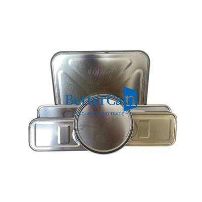 China 0.28mm Rectangular Bottom And Top 5liter Tin Can Components 18liter Square Tin Can Accessories for sale