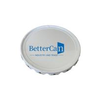 China White Flower Lug Lid With Cluring 0.35mm OEM Lid For Tin Pail 0.38mm Thickness for sale