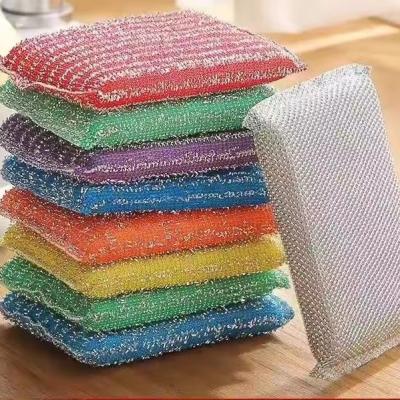 China Custom Stainless Steel Dish Scrubber for Kitchen Cleaning for sale