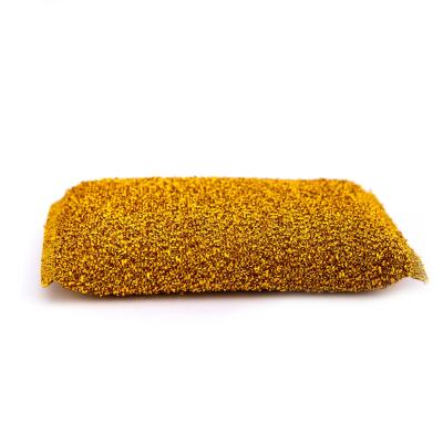 China Durable PET Polyester Fabric Wrapped Sponge Kitchen Scrubber with High-Absorbency Sponge for Non-Scratch Scrubbing for sale