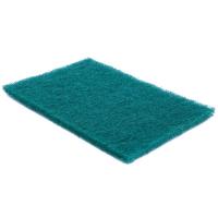 China Customized Kitchen Green Polyester Material Scratching Deep Cleaning Scouring Pad for sale