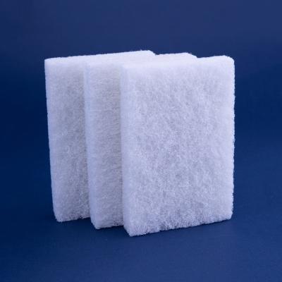 China Custom Cleaning Scouring Pad Non Woven Polyester Microfiber Wash Sponge for sale
