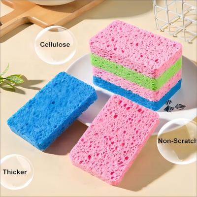 China Eco-Friendly Cellulose Sponge Scourer for Kitchen Cleaning for sale