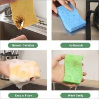China Eco-Friendly Cellulose Sponge Scourer for Kitchen Cleaning for sale
