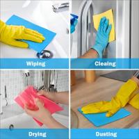 China Customizable Compostable Cellulose Sponge Cloth for Kitchen Cleaning for sale
