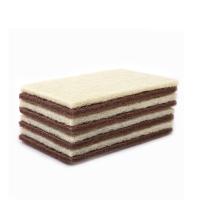 China Brown Polyester Durable Scouring Pad, Moisture-proof And Strong, Popular And Durable for sale