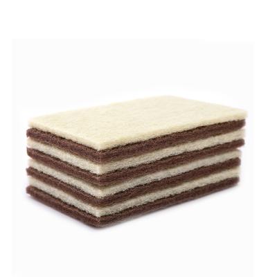 China Brown Polyester Durable Scouring Pad, Moisture-proof And Strong, Popular And Durable for sale