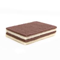 China Brown Polyester Durable Scouring Pad, Moisture-proof And Strong, Popular And Durable for sale