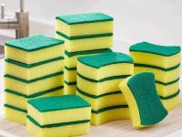 China Customizable Kitchen Cleaning Sponge Polyester Sponge 9x6x3cm for sale