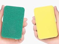 China Customizable Kitchen Cleaning Sponge Polyester Sponge 9x6x3cm for sale
