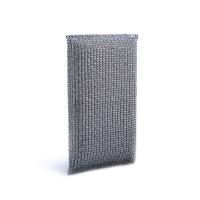 China Commercial Stainless Steel Sponge Scrubber Rust Resistant for sale