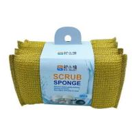 China Commercial Stainless Steel Sponge Scrubber Rust Resistant for sale