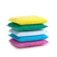 China Custom Eco-Friendly Kitchen Scrubber Sponge 12.5x9x2cm for sale