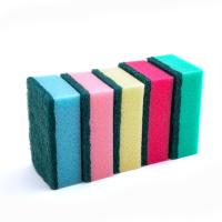China Customized Eco-Friendly Kitchen Cleaning Sponge Scourer for sale