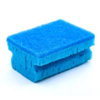 China Custom Heavy Duty Kitchen Cleaning Sponge with Scouring Pad for sale